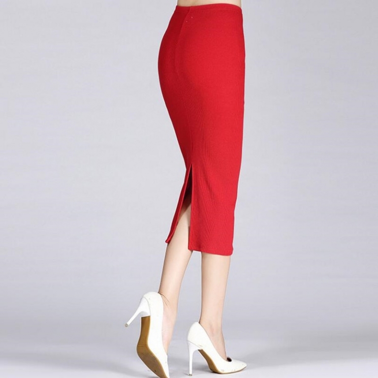 Long Pencil Skirts Women Sexy Slim Package Hip Maxi Skirt Lady Winter Review ⋆